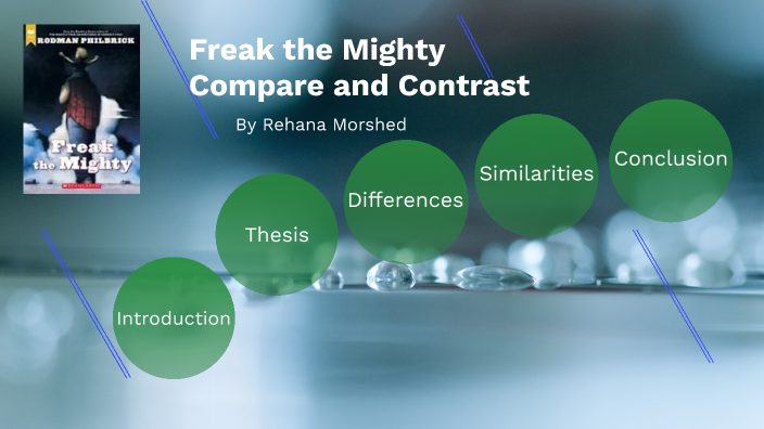 Freak the Mighty Compare and Contrast by Rehana Morshed on Prezi