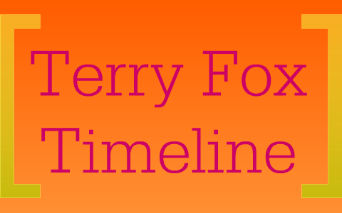 Terry Fox Timeline by Joanna Golycheva on Prezi