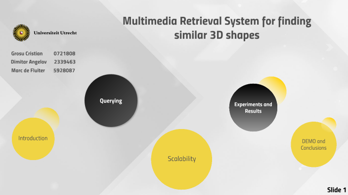 Multimedia Retrieval 2022 by Cristi Grosu on Prezi