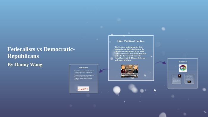 Federalists vs Democratic-Republicans by Danny ≧ ≦ on Prezi