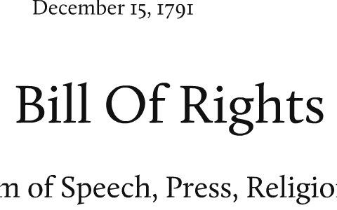 Bill of rights by Haris Delic