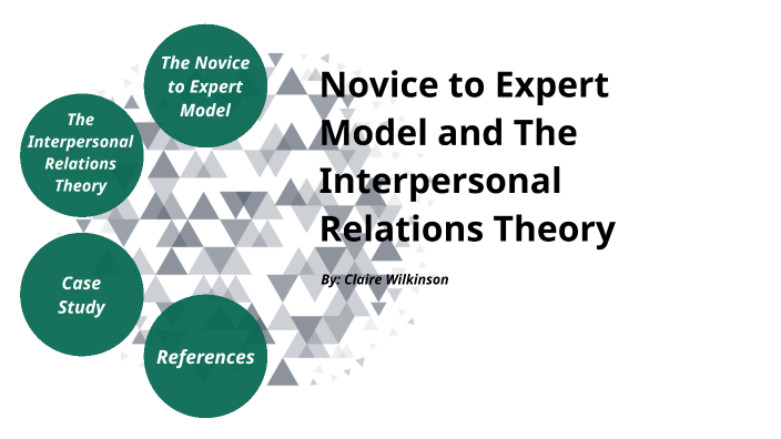 Novice to Expert Model and The Interpersonal Relations Theory by Claire ...