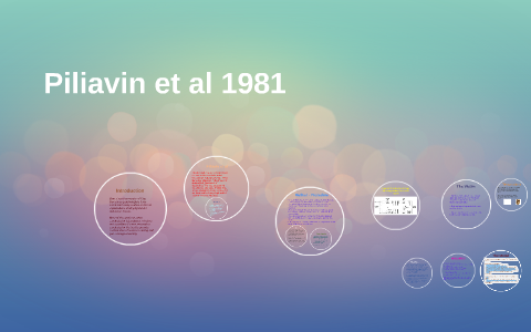 Piliavin et al 1981 by Raheema Younas on Prezi