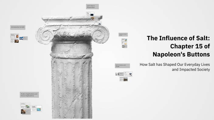 The Influence of Salt: Chapter 15 of Napoleon's Buttons by Peyton Dileo ...