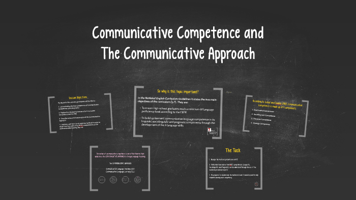 Communicative Competence and The Communicative Approach by Christen ...