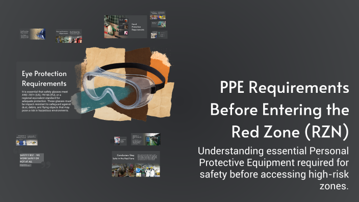 PPE Requirements Before Entering the Red Zone (RZN) by Venkatesh G on Prezi