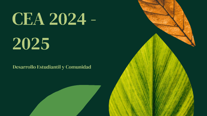 CEA 2024 - 2025 by Alexandra Bonilla on Prezi