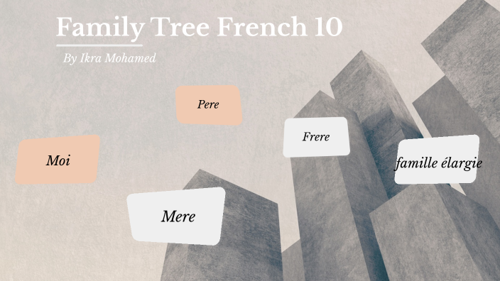 French family tree project by ikra mohamed on Prezi