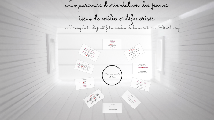Le parcours d'orientation des jeunes issus de milieux défavo by Justine ...