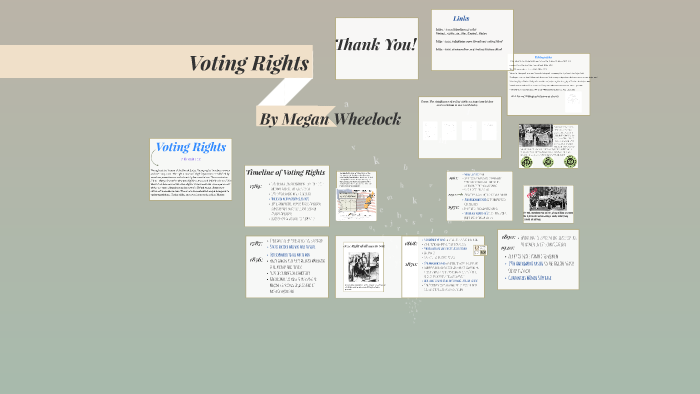 Voting Rights by Megan Wheelock on Prezi