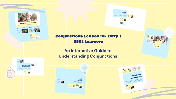 Conjunctions Lesson for Entry 1 ESOL Learners by Dhammika Giddawa ...