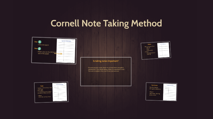 Cornell Note Taking Method by Nicole Fought on Prezi