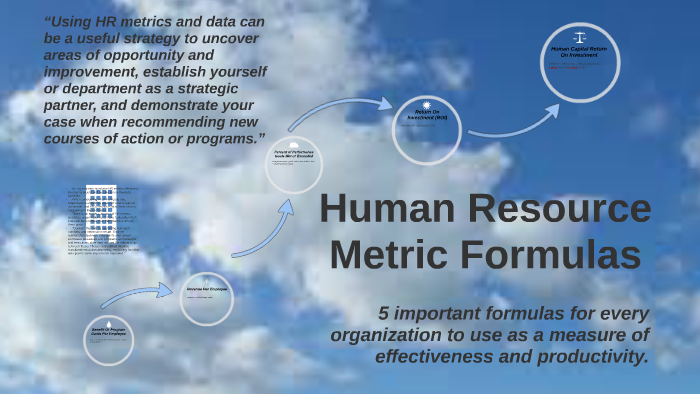 Human Resource Metric Formulas by Hannah Miner on Prezi