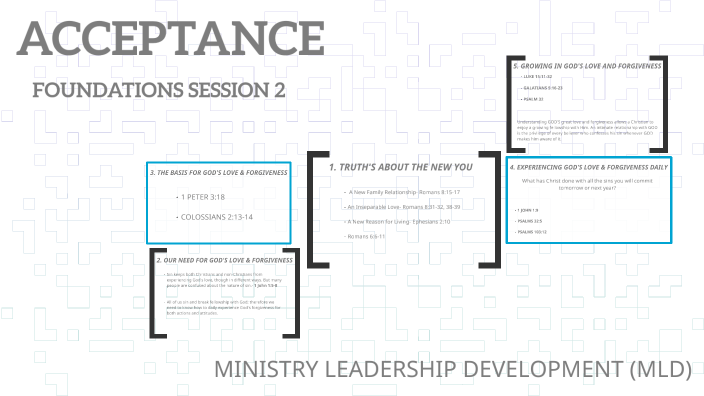 (MLD-) ACCEPTANCE- FOUNDATIONS LESSON 2 by William Sherard on Prezi