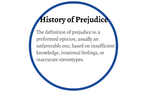 History of Prejudice by robyn moon on Prezi