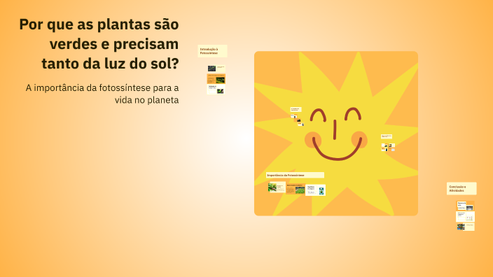 Por que as plantas são verdes e precisam tanto da luz do sol? by Ana ...