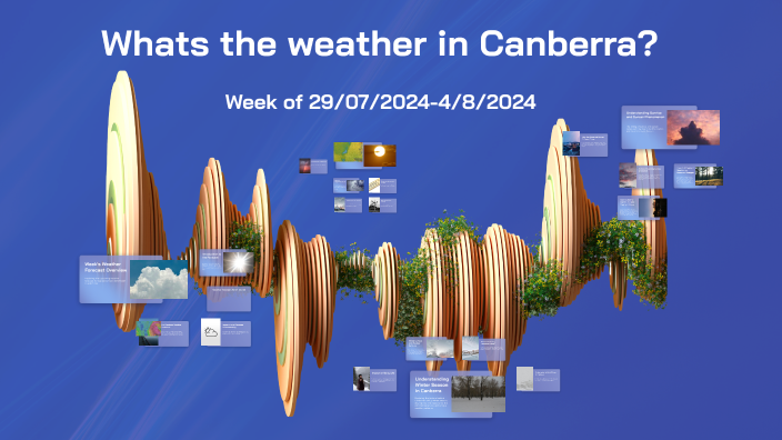 Weather Forecast Presentation for Canberra Australia by Ester Willims ...