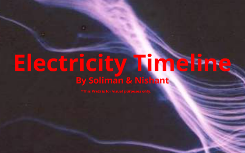 Electricity Timeline by Nish S on Prezi