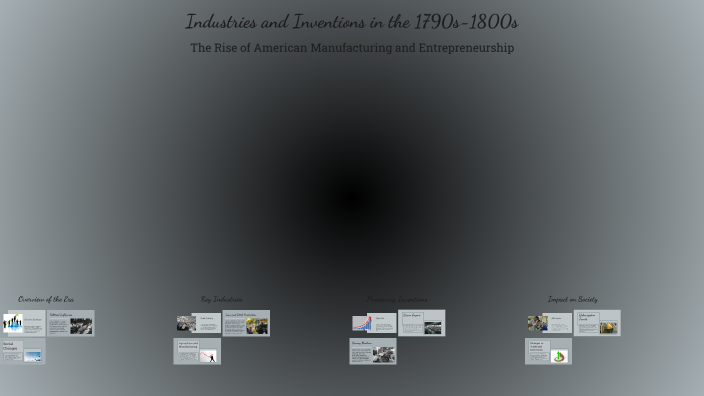 Industries and Inventions in the 1790s-1800s by Judah Opoku on Prezi