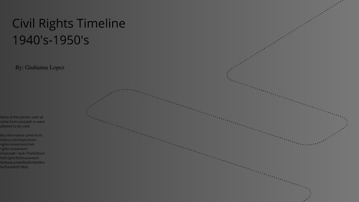 Civil Rights Timeline 1940's- 1950's by Giulianna Lopez on Prezi