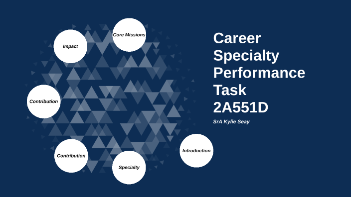 Career Specialty Performance Task by Kylie Seay on Prezi