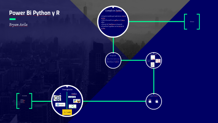 Power Bi Python y R by on Prezi