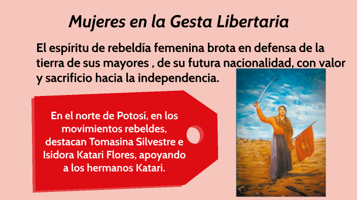 Mujeres en la Gesta Libertaria by Edith C. Ch. on Prezi