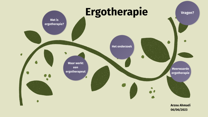 Wat is ergotherapie? by Arzou Ahmadi on Prezi