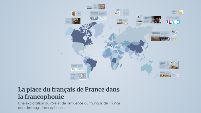 La place du français de France dans la francophonie by Vanessa Momo on ...