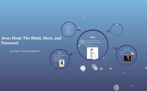 Jesus Heals The Blind, Mute, and Possessed by Brian Koscianski on Prezi