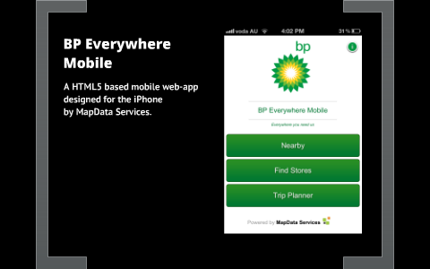 BP Everywhere Mobile by Matt Brunsdon on Prezi