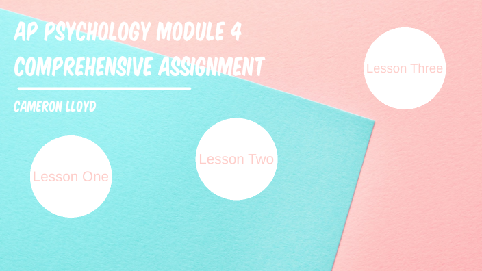 Module 4 Comprehensive Assignment by Cameron Lloyd on Prezi