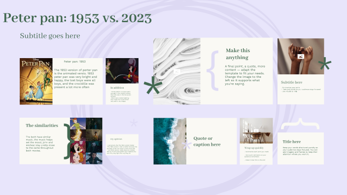 Peter Pan film analysis by Emily Robertson on Prezi