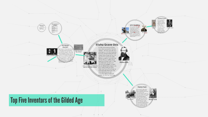 Top Five Inventors of the Gilded Age by Audrey Goessling on Prezi