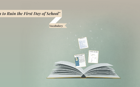 "The Top 10 Ways to Ruin the First Day of School" by Natalie Janusick ...
