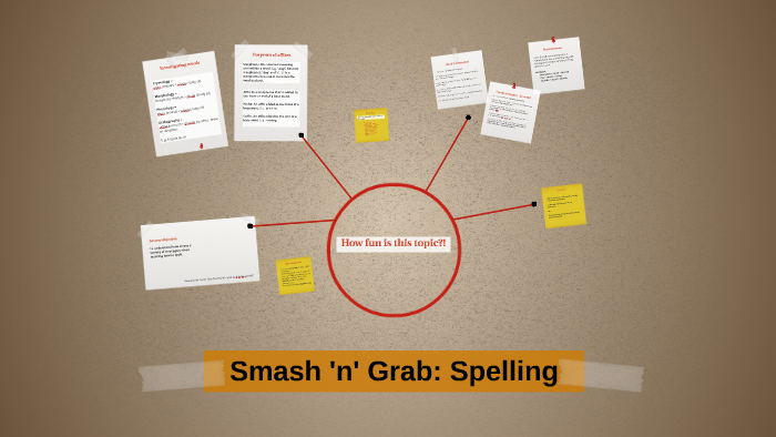 Smash & Grab: Spelling by Jo Cook on Prezi