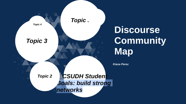Discourse Community Map by Kiana Perez on Prezi