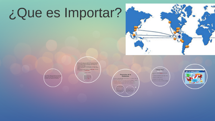 ¿Que es Importar? by Fernando Ramirez Cartagen on Prezi