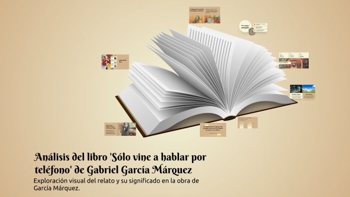 Análisis del libro 'Sólo vine a hablar por teléfono' de Gabriel García ...