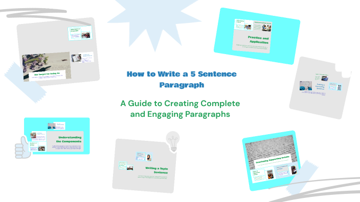How to Write a 5 Sentence Paragraph for Special Ed by Joanne Martin on ...