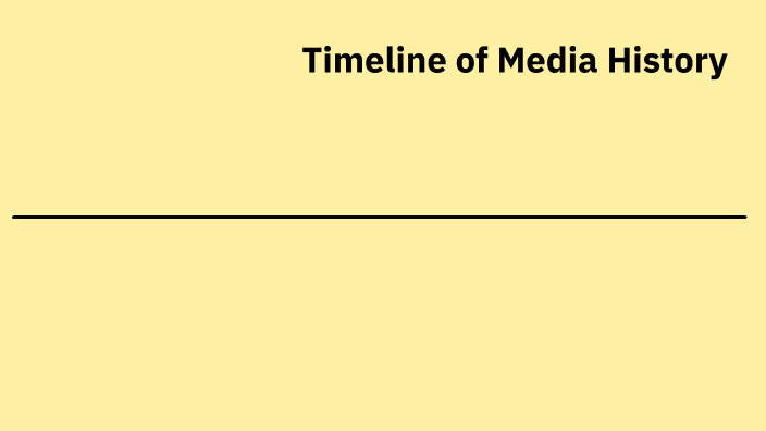 Timeline of Media History by Inez Dekker on Prezi