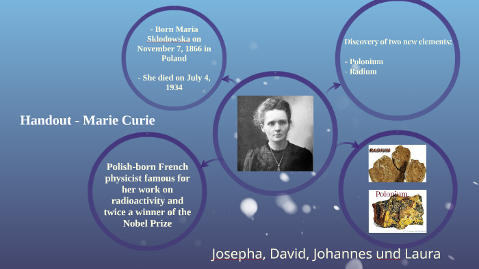 Handout - Marie Curie by Laura Fricke on Prezi Handout - Marie Curie by Laura Fricke on Prezi