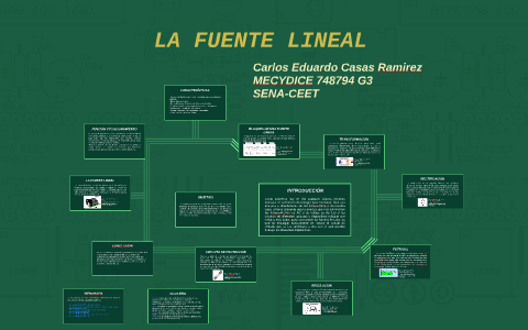 LA FUENTE LINEAL by Carlos Casas on Prezi