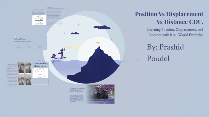 Understanding Position, Displacement, and Distance by Prashid Poudel on ...