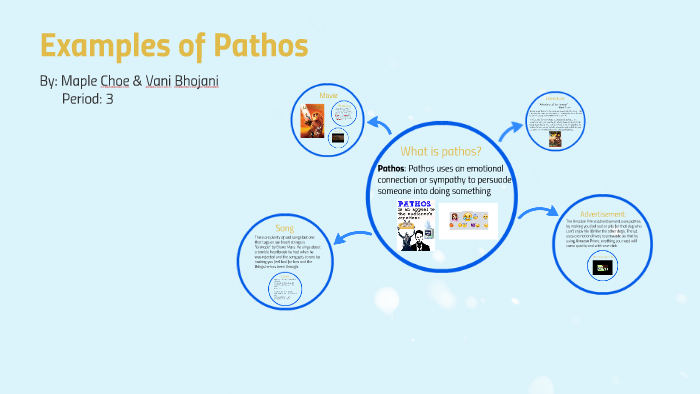 Examples of Pathos by Vani Bhojani on Prezi