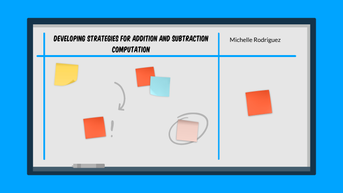 Developing Strategies for Addition and Subtraction Computation by ...