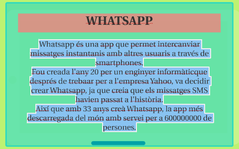 WHATSAPP by Marcel Verdaguer on Prezi