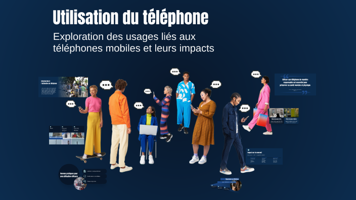 Utilisation du téléphone by Wiame Mostajad on Prezi