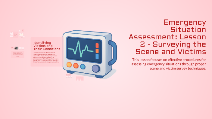 Emergency Situation Assessment: Lesson 2 - Surveying the Scene and ...