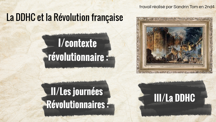 La DDHC et la Révolution française by tom sandrin